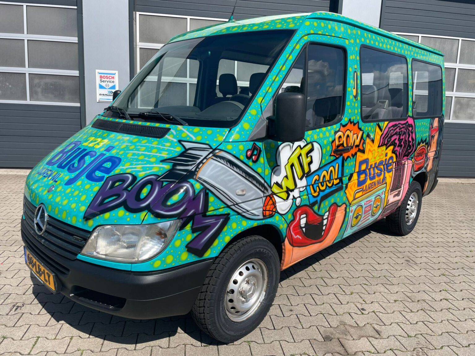 Mercedes Sprinter BOOM-BUS | 123busjehuren.nl